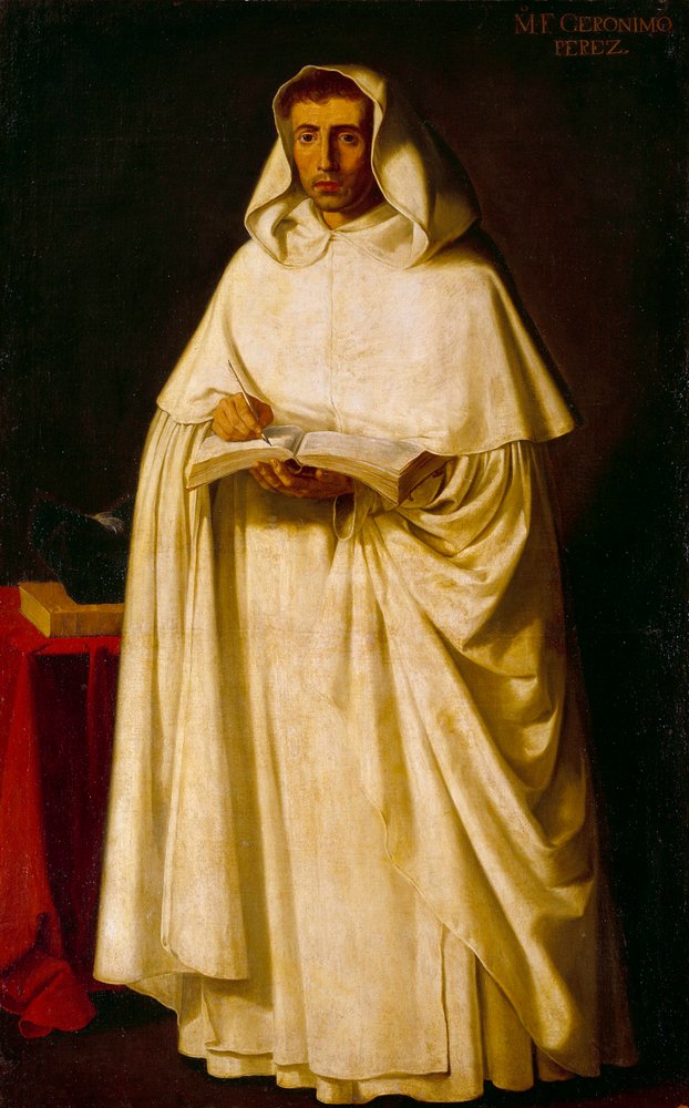 Portrét otce Jeronima Pereze Malba od Francisca de Zurbaran (1598-1664)