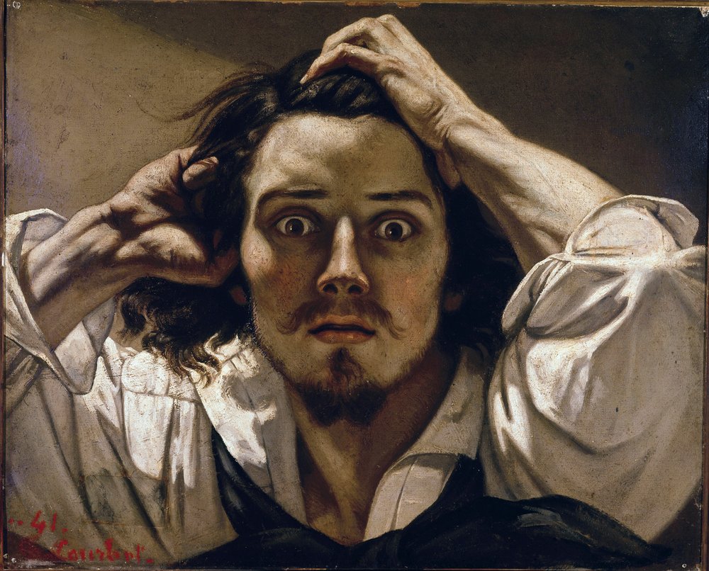 Zoufalý muž (Autoportrét) | Gustave Courbet