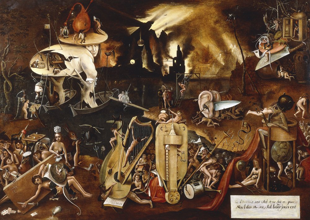 Peklo, | Hieronymus Bosch | Umělecká tisk
