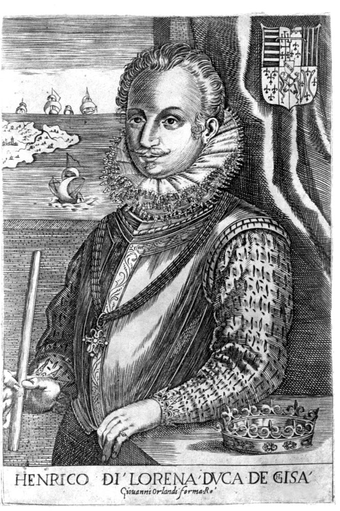 Portrét vévody z Guise (Jindřich I. Lotrinský, známý jako Scalafre ...