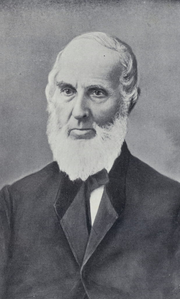 John Greenleaf Whittier (černobílá fotografie)