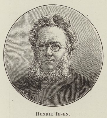 Henrik Ibsen (rytina) | English School | Umělecká tisk