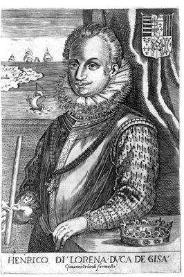 Portrét vévody z Guise (Jindřich I. Lotrinský, známý jako Scalafre ...